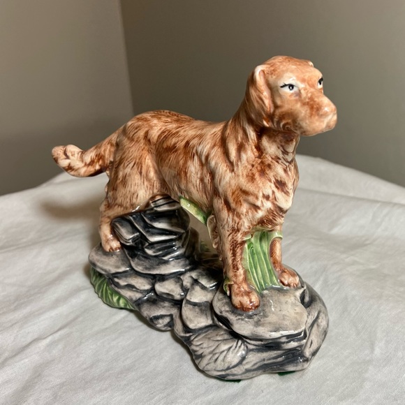 Accents | Vintage Ceramic Dog Golden Retriever Statue Figurine Decor 65 ...